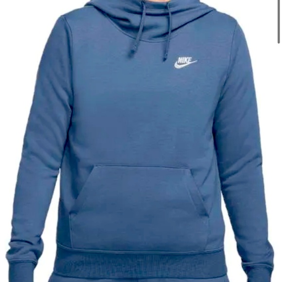 Nike | Sweaters | Nike Sportswear Club Fleece Funnelneck Hoodie Womens ...